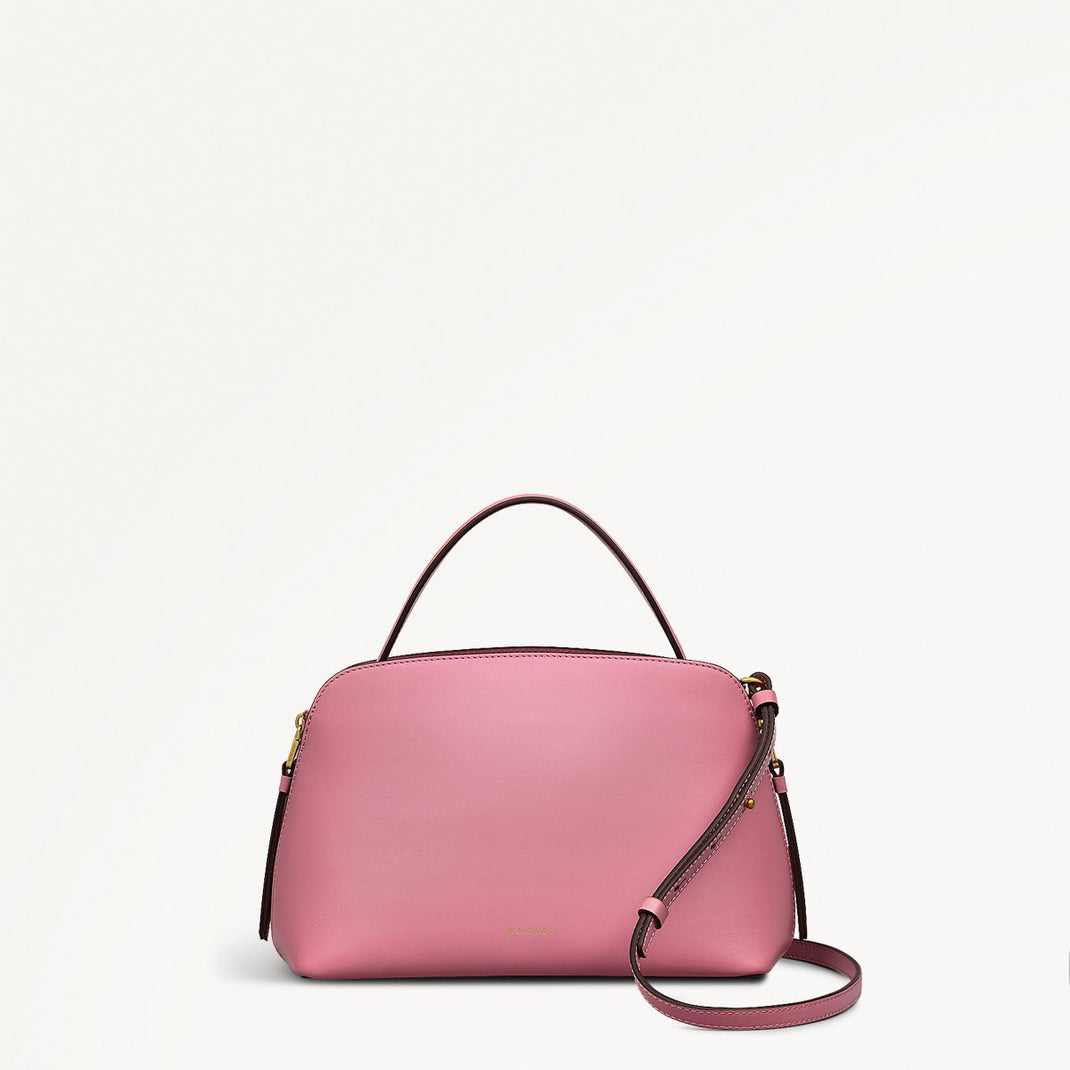 Leather Grab Bag Pink | Liverpool Street Collection SS25 | Radley
