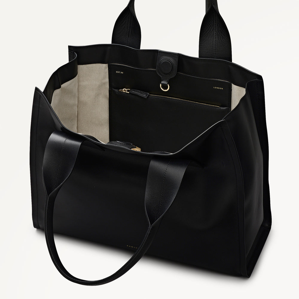 The Strand Large Open Top Shoulder Black - 113076
